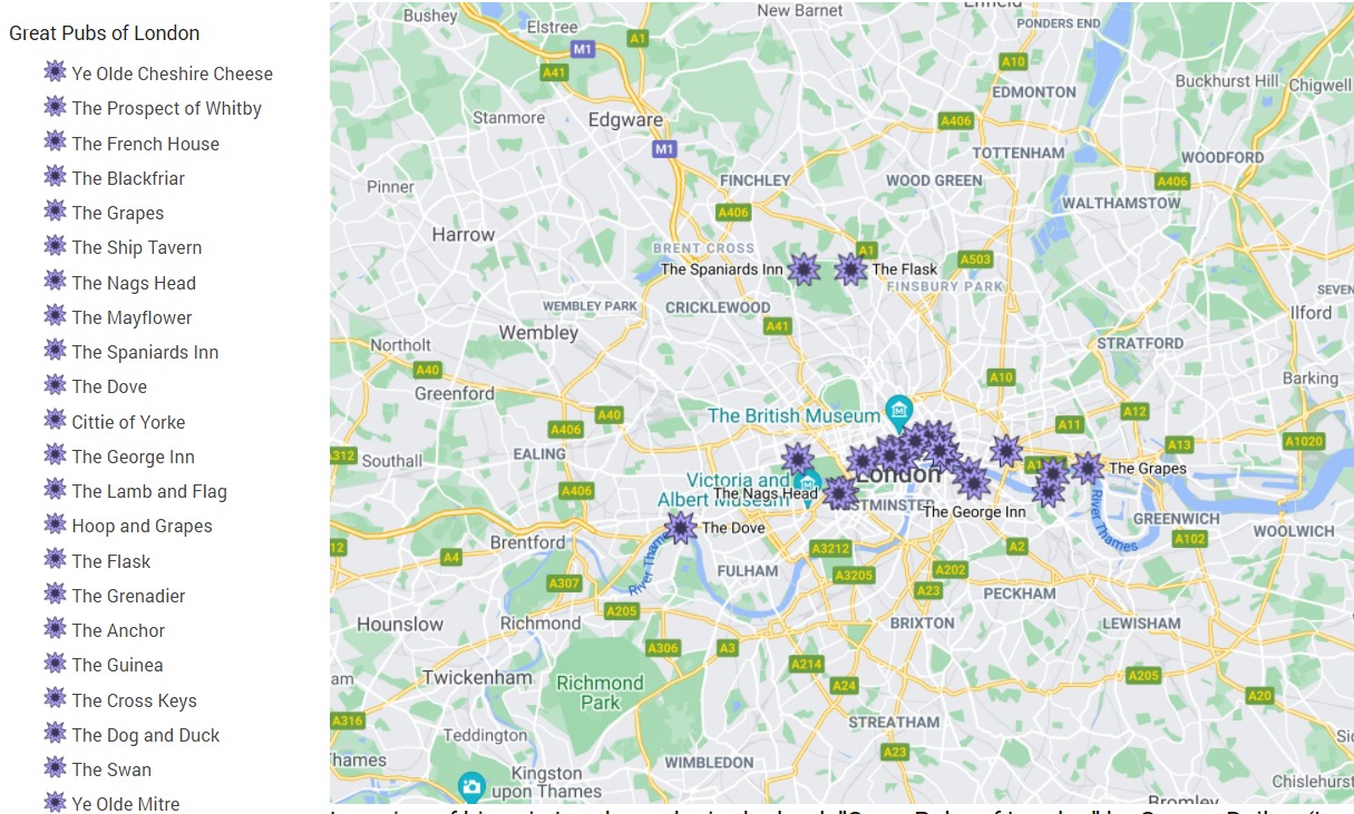 Great Pubs of London – things change