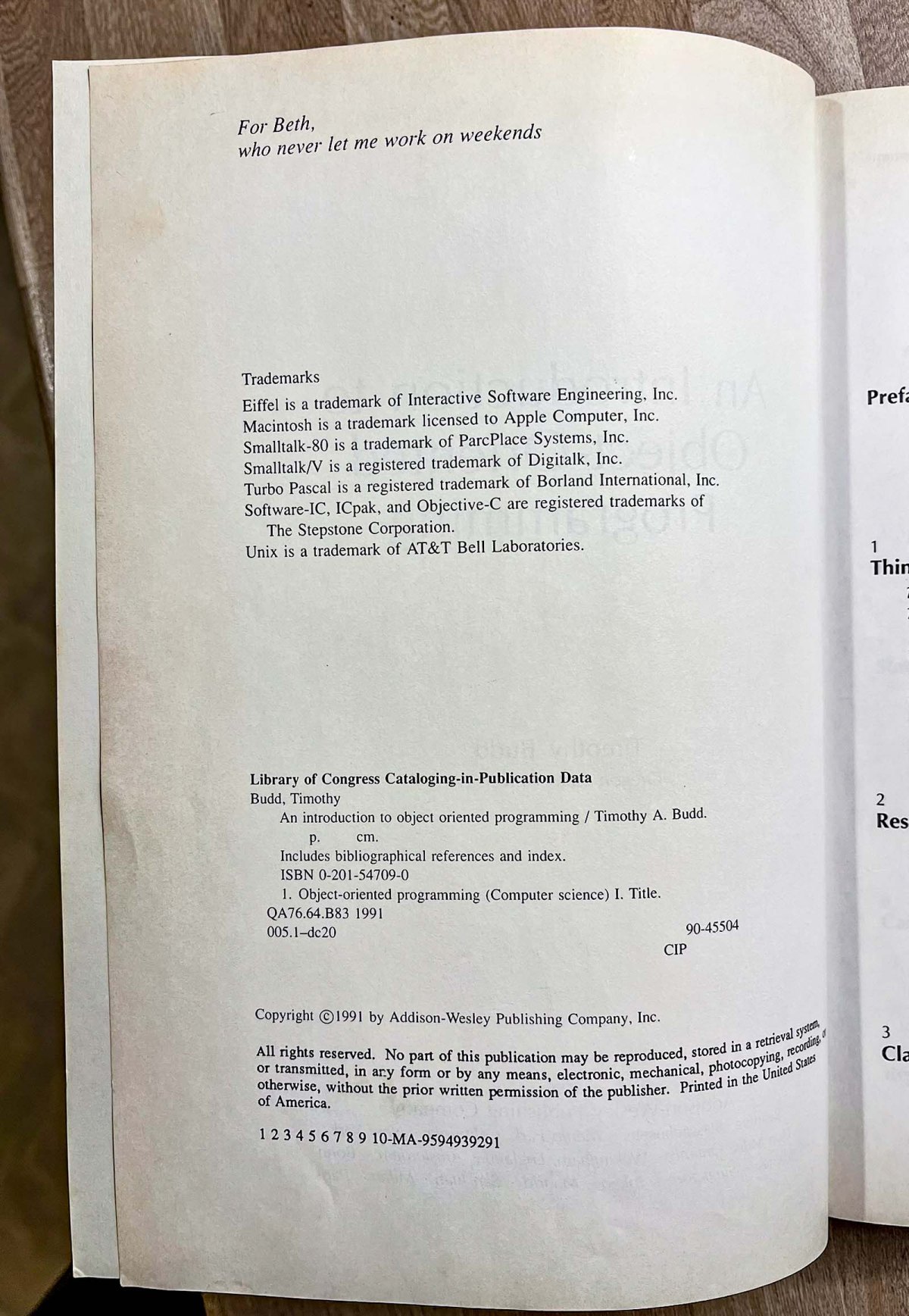 An old textbook is ready for pulping – things change